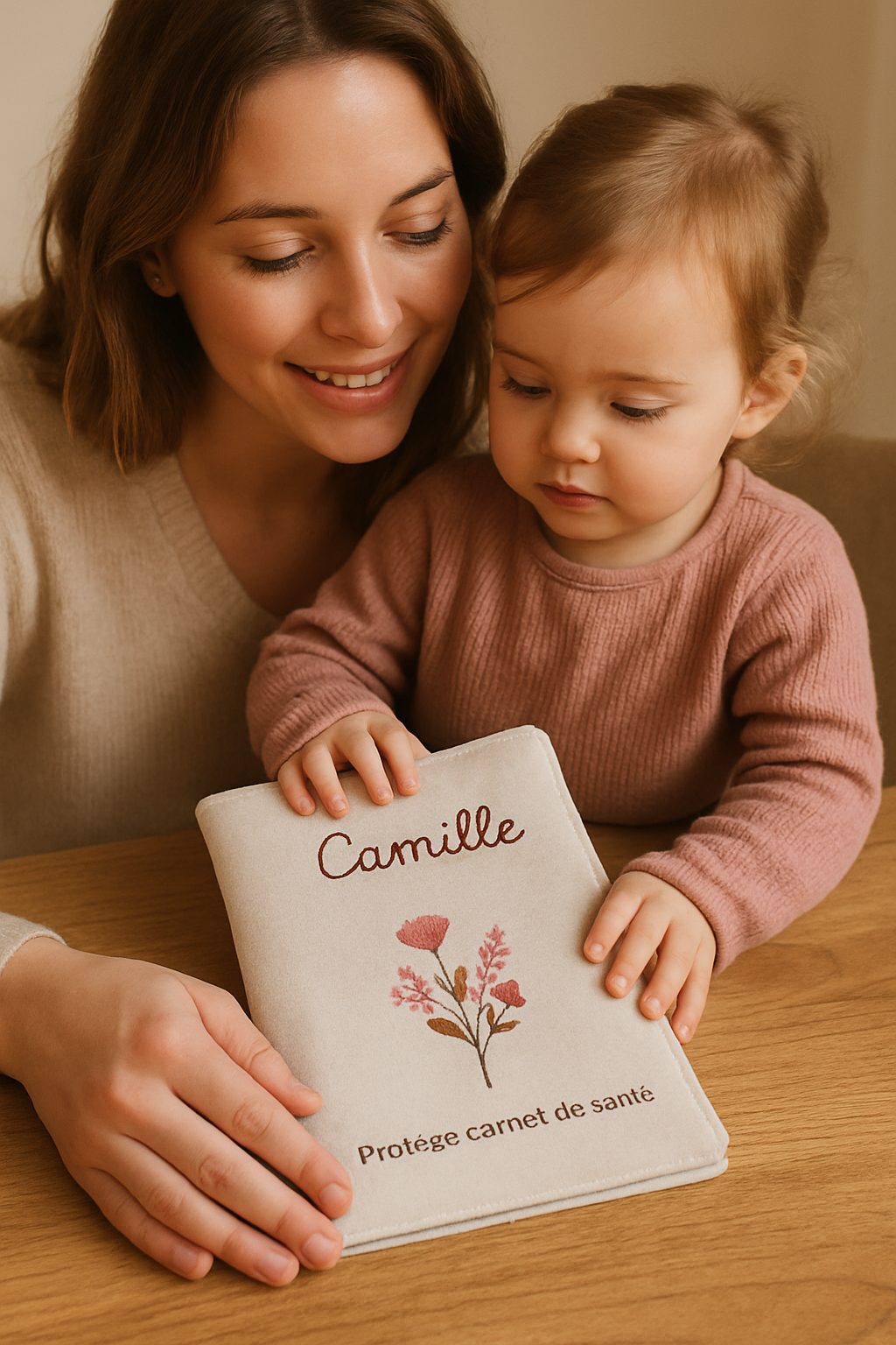Protège carnet de santé personnalisé : le cadeau stylé et sûr pour ...